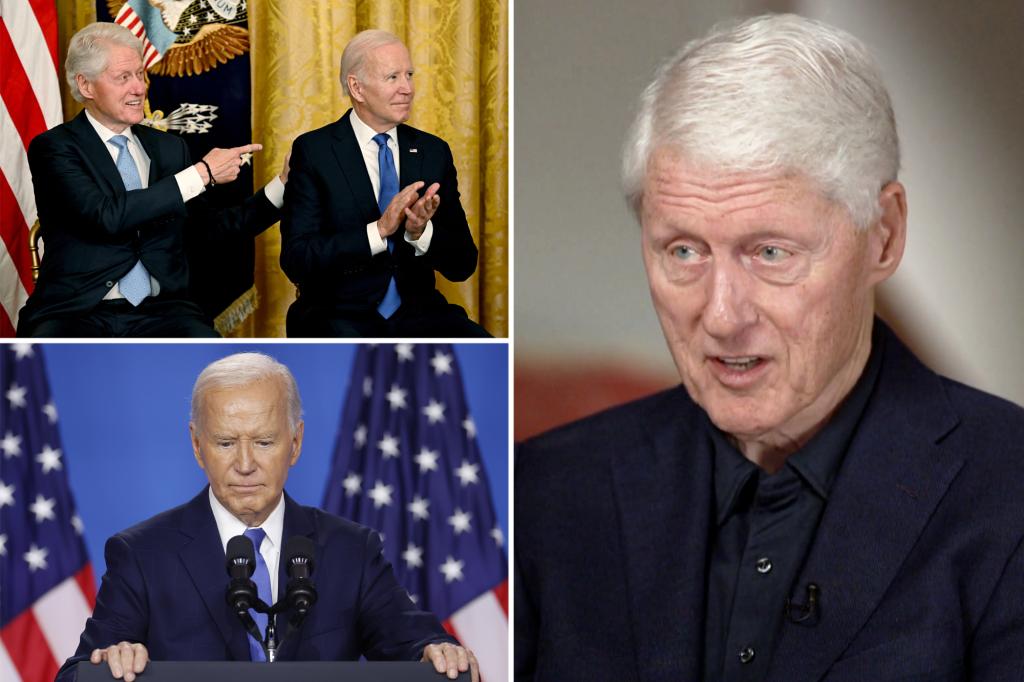 Bill Clinton rejects claims of Biden’s cognitive decline: ‘He was ...