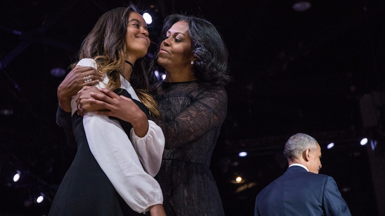 Michelle Obama breaks silence after Malia’s name change - Rifnote